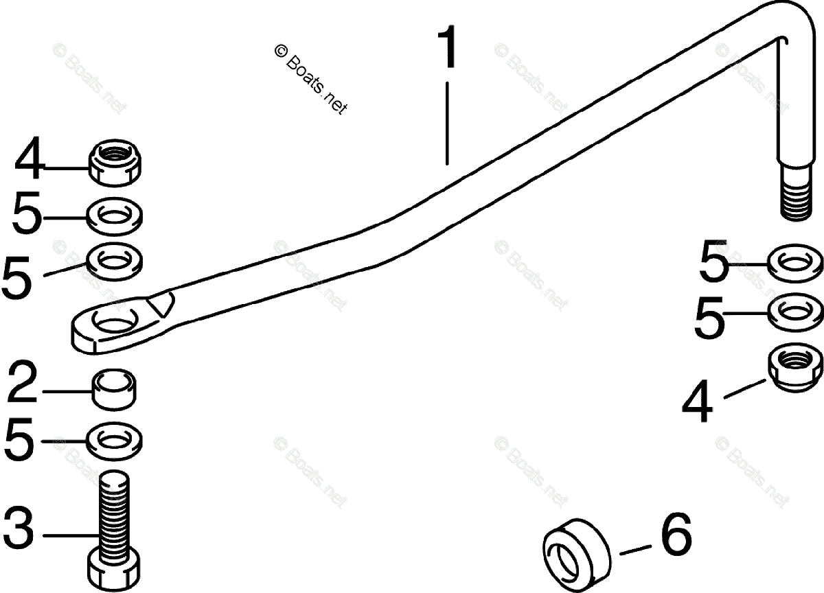 Evinrude Rigging Parts & Accessories 2007 OEM Parts Diagram for Drag ...