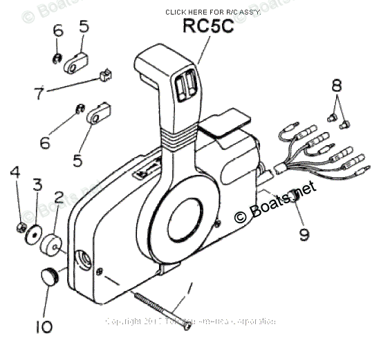 Tohatsu Rigging Parts & Accessories Control Box Components OEM Parts ...