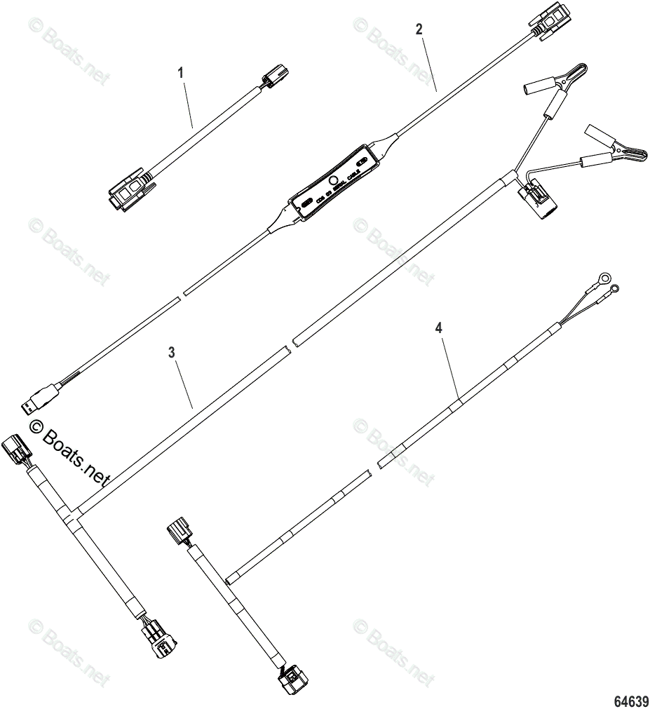 Mercury Rigging Parts & Accessories Tools OEM Parts Diagram for Cable ...