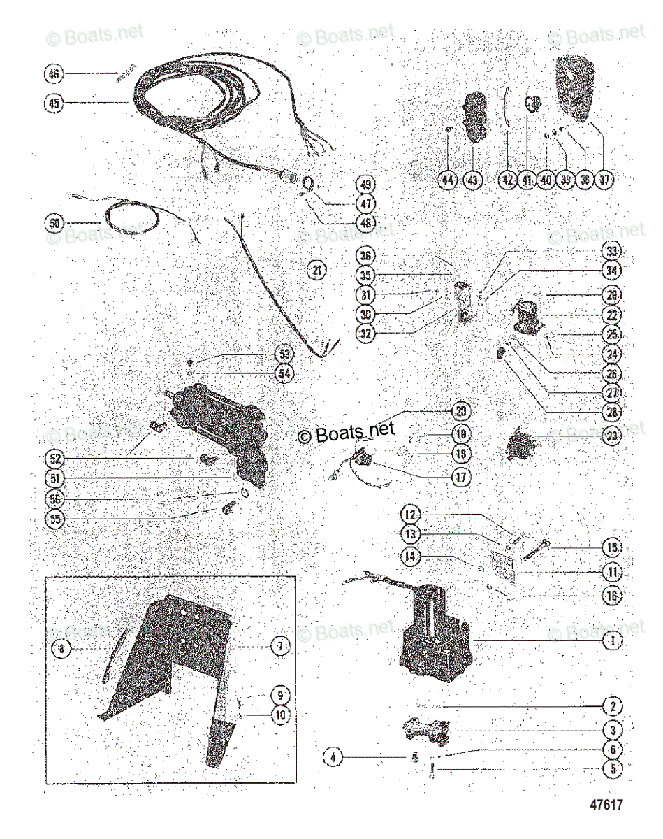 Mercruiser Sterndrive Outdrives OEM Parts Diagram for HYDRAULIC PUMP ...