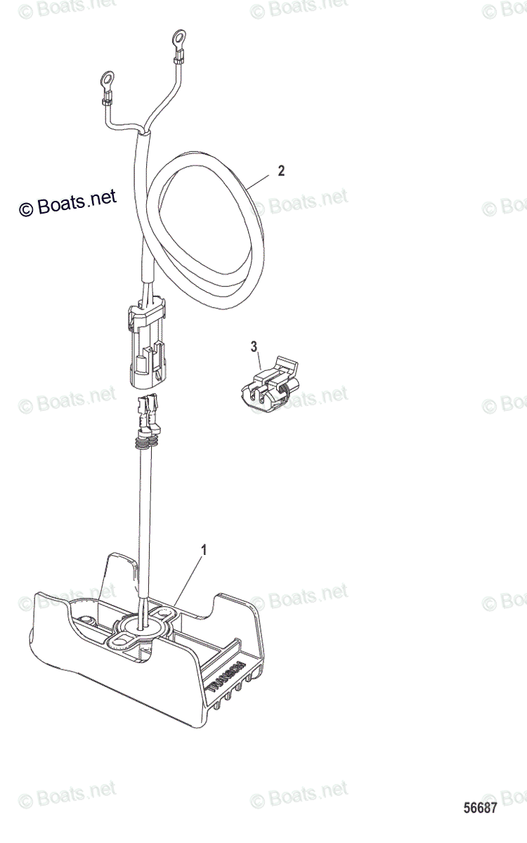 Mercruiser Rigging Parts & Accessories Electrical OEM Parts Diagram for ...