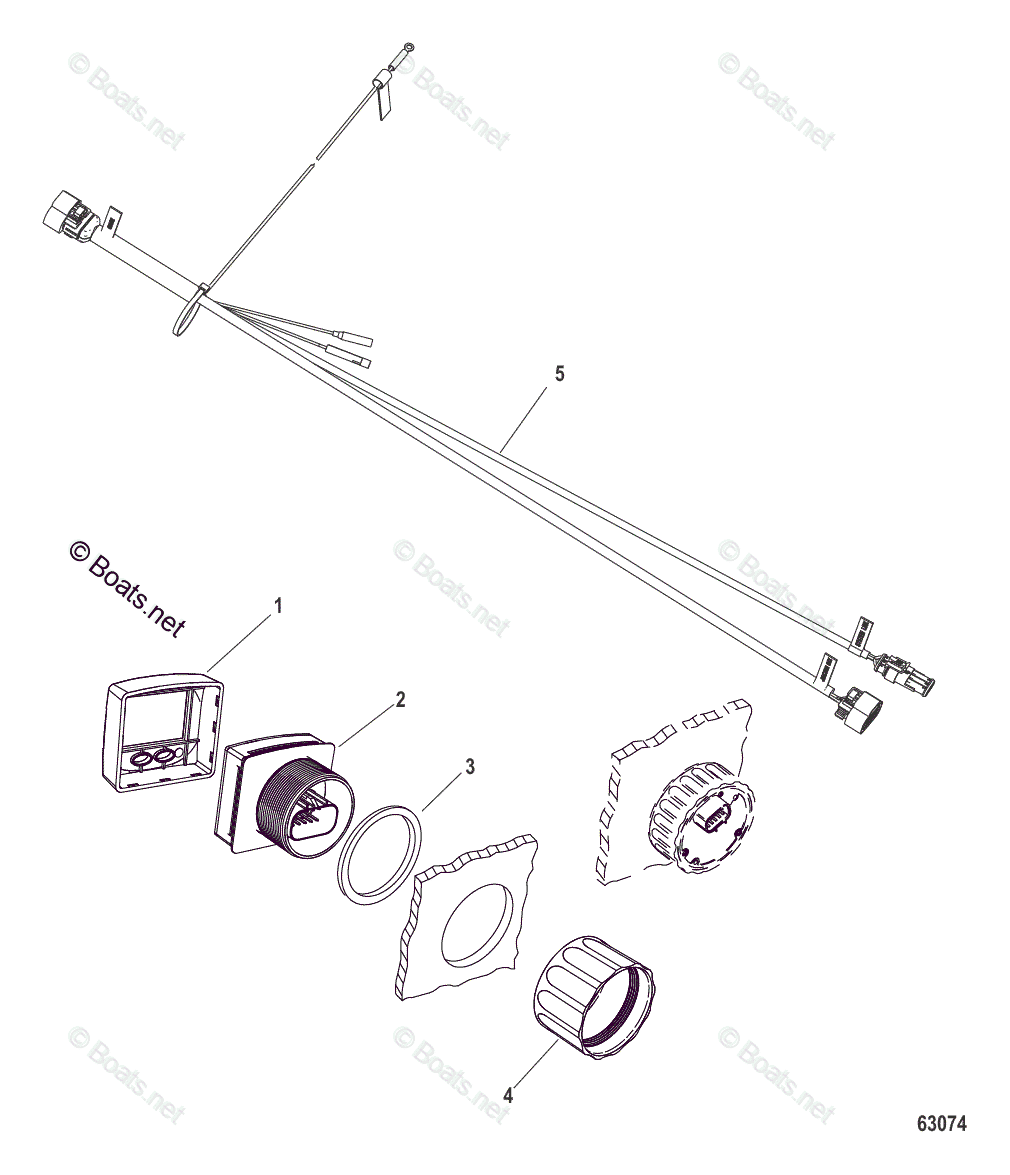 Mercury Rigging Parts & Accessories SmartCraft OEM Parts Diagram for ...