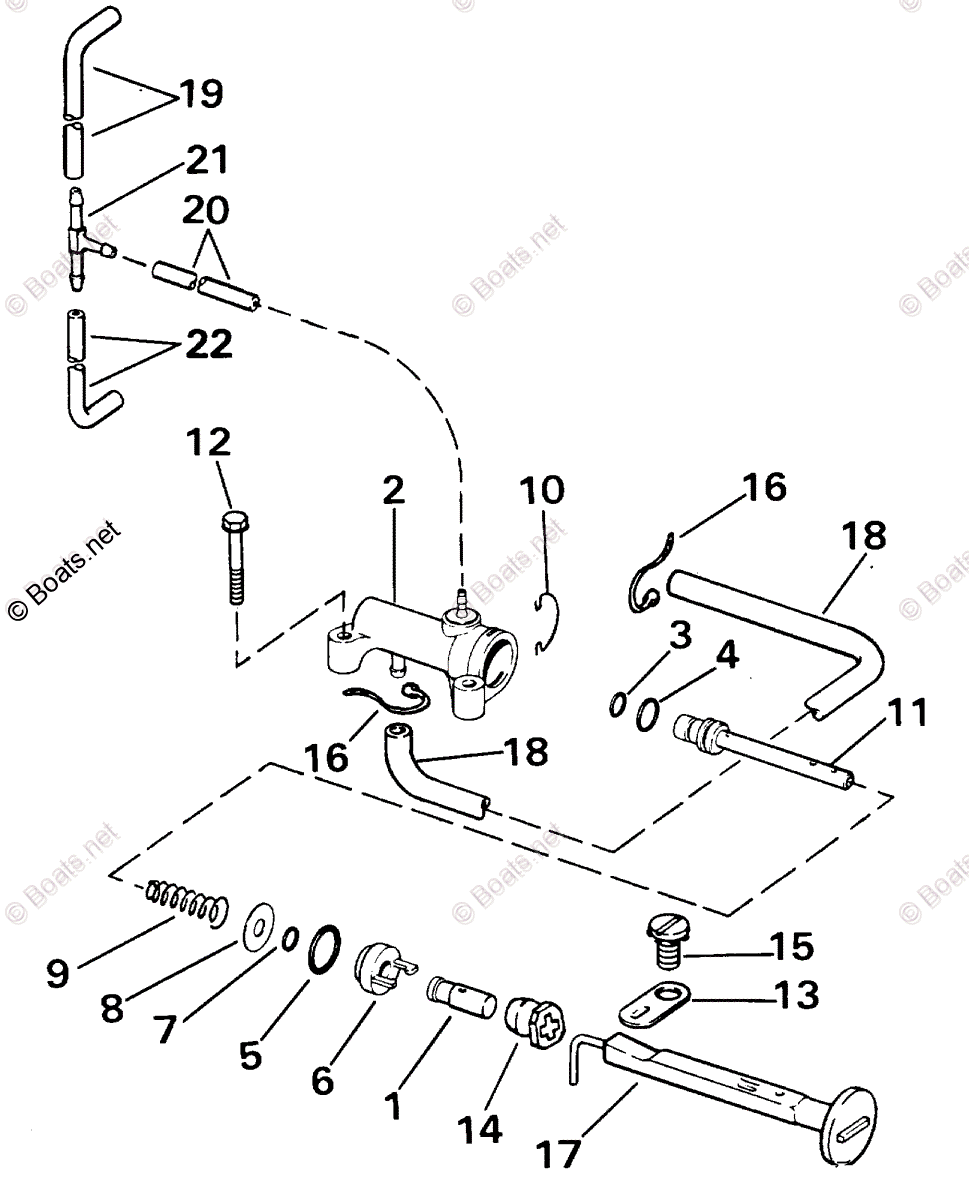 Evinrude Outboard 2001 OEM Parts Diagram for Primer System | Boats.net Evinrude Outboard 2001 OEM Parts Diagram for Primer System | Boats.net