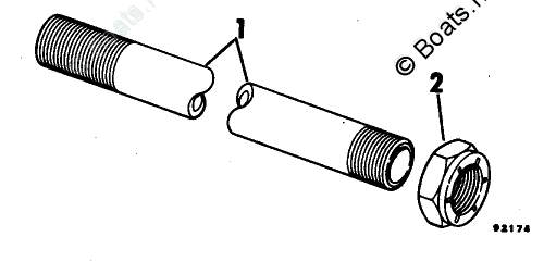 Johnson Rigging Parts & Accessories 1981 OEM Parts Diagram for Tilt ...