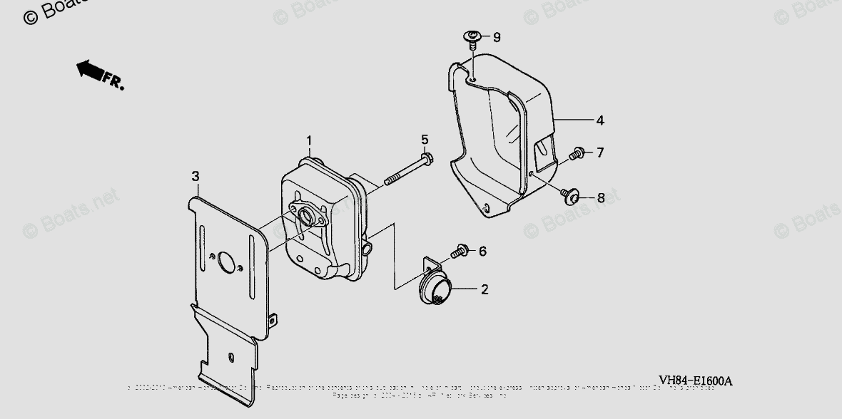 Honda Trimmer & Brush Cutters HHT31S UNBA-A VIN# HABA-1000001 TO HABA ...