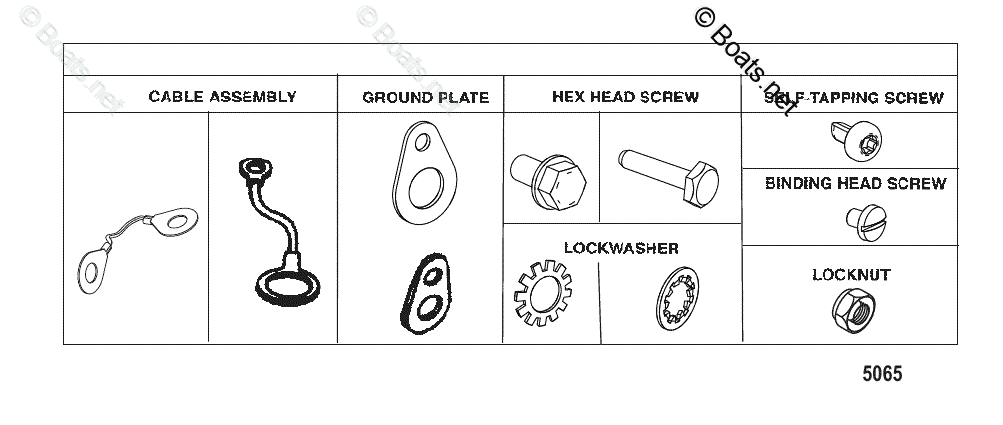 Mercruiser Sterndrive Outdrives OEM Parts Diagram for Continuity Kit ...