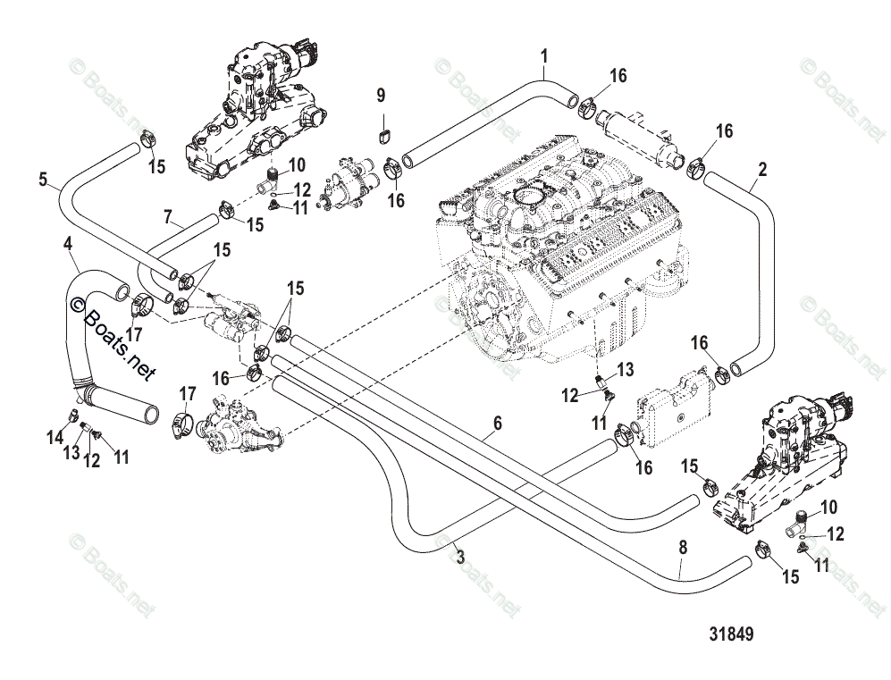 Mercruiser Re-manufactured Engines 6.3L 383 CID Stroker Scorpion ...