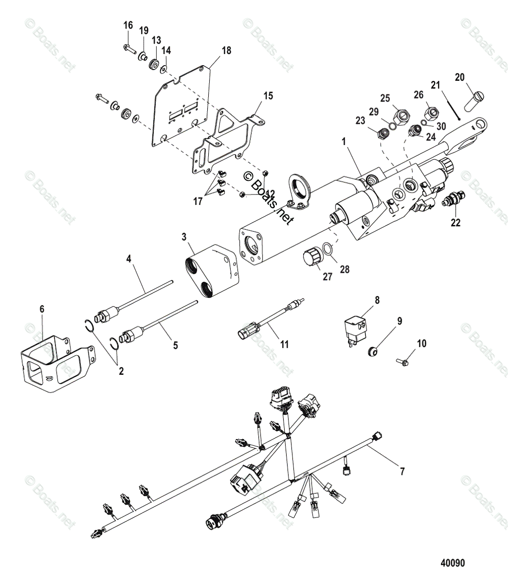 Mercury Rigging Parts & Accessories Joystick Piloting Systems OEM Parts ...