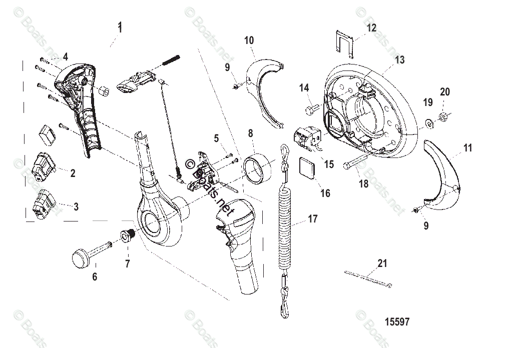 Mercury Rigging Parts & Accessories Remote Controls and Components OEM ...