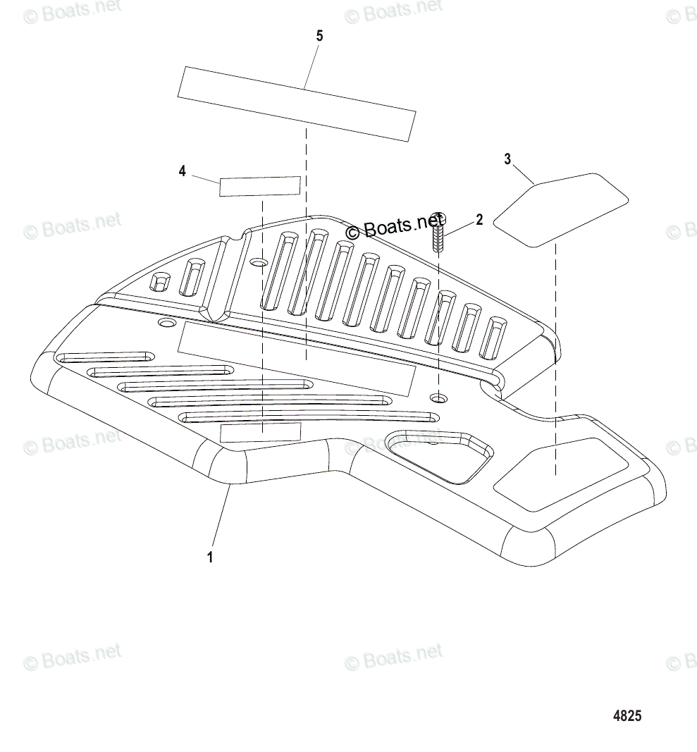 Mercruiser Inboard Gas Engines OEM Parts Diagram for ENGINE COVER ...