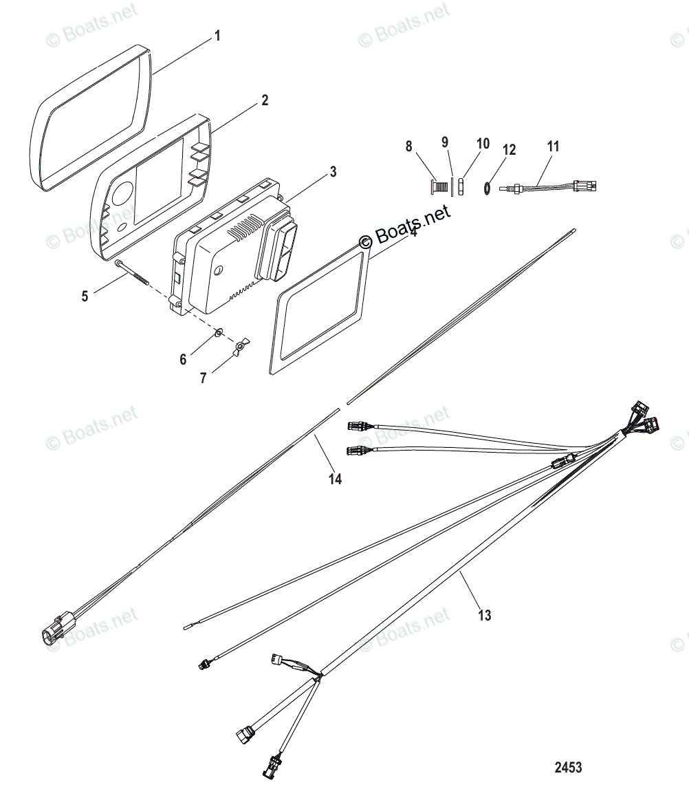 Mercury Rigging Parts & Accessories SmartCraft OEM Parts Diagram for ...