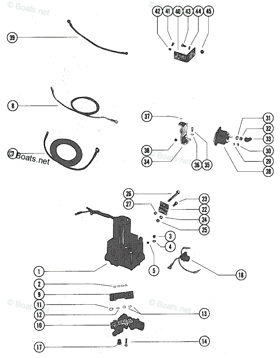 Mercury Outboard 140HP OEM Parts Diagram for HYDRAULIC PUMP AND CONTROL ...