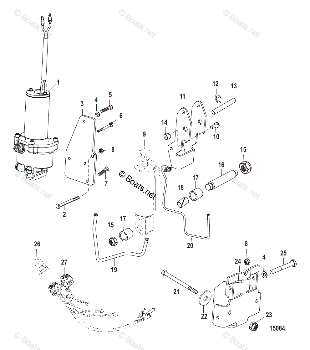 Mercury Rigging Parts & Accessories Trim - Tilt - Lift Systems and ...