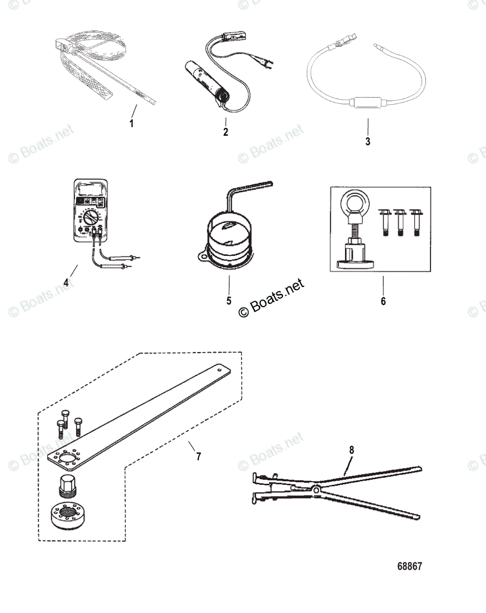 Mercury Outboard 5HP OEM Parts Diagram for SPECIAL TOOLS | Boats.net