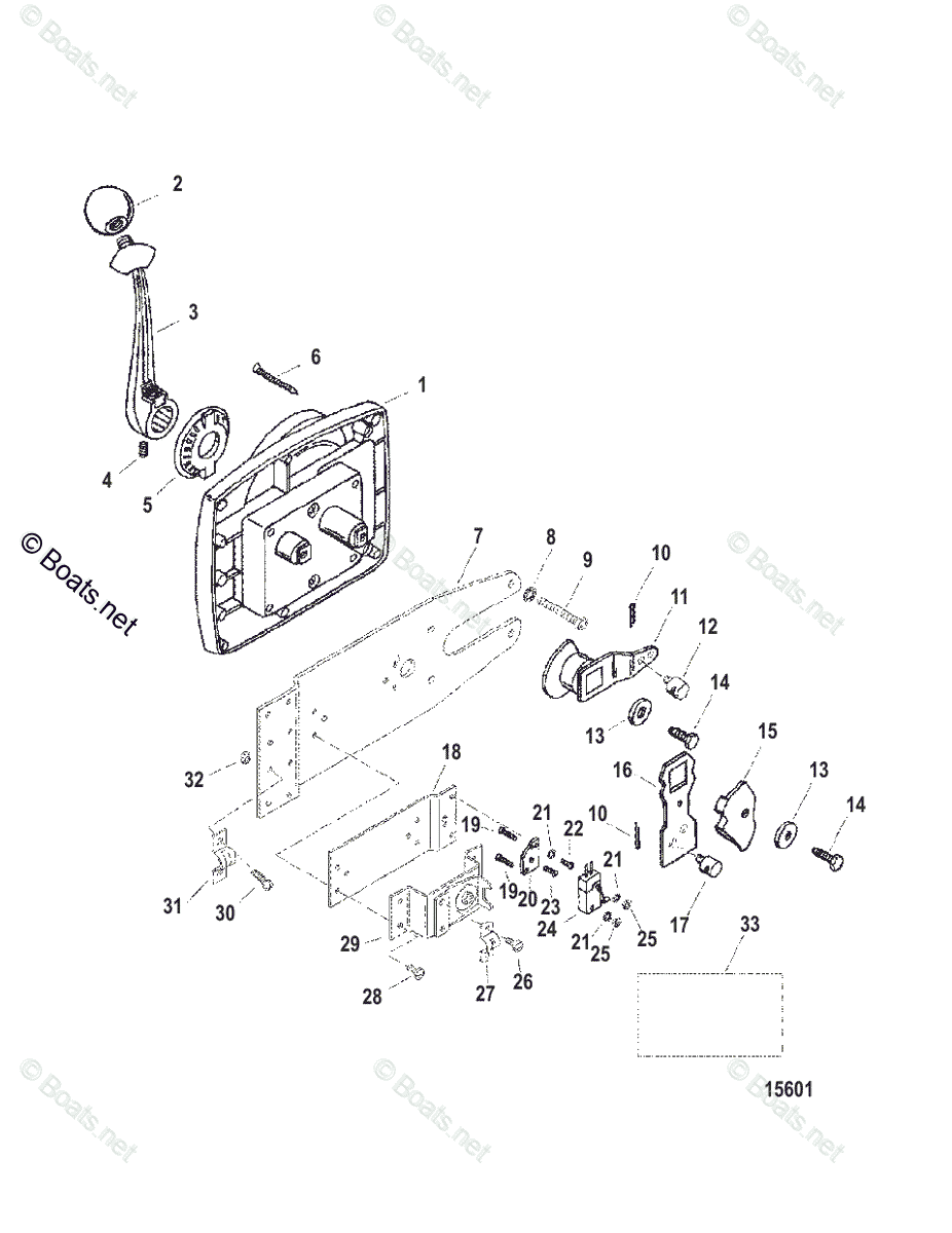 Mercury Rigging Parts & Accessories Remote Controls and Components OEM ...