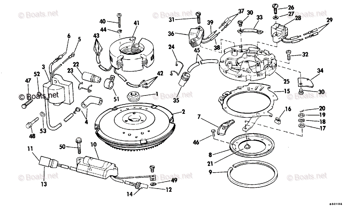 Evinrude Outboard 1980 OEM Parts Diagram for MAGNETO | Boats.net