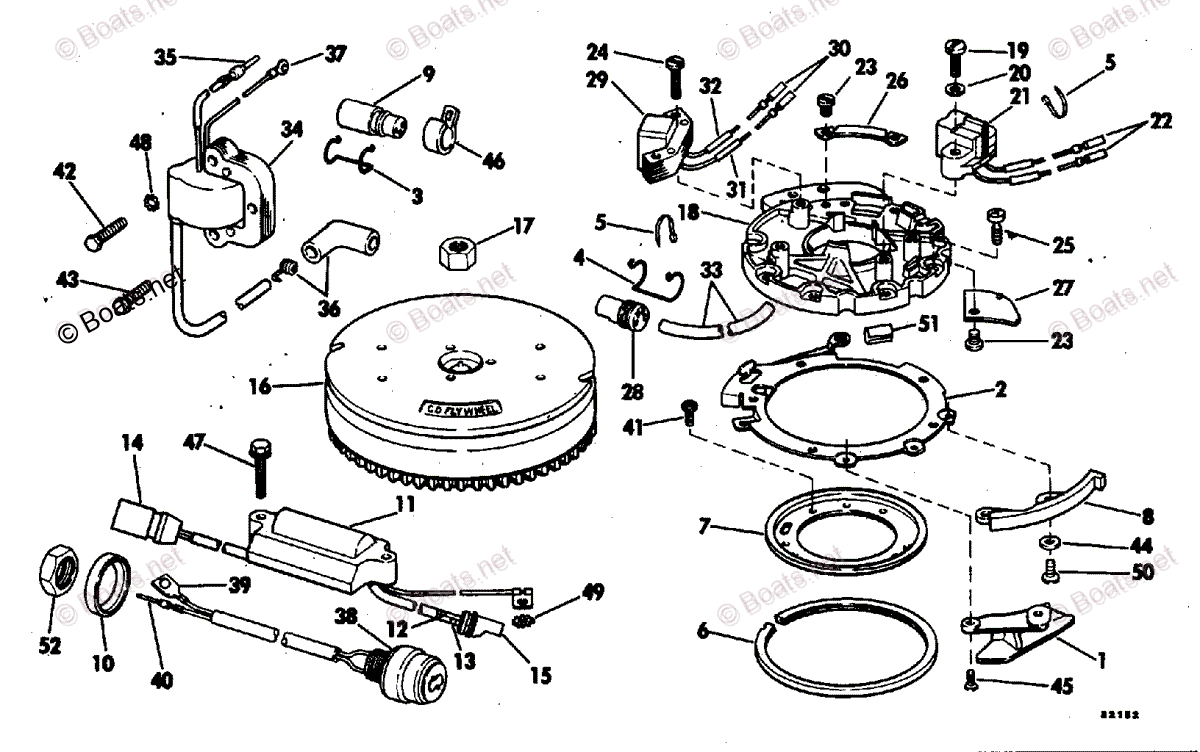 Johnson Outboard 1978 OEM Parts Diagram for MAGNETO | Boats.net