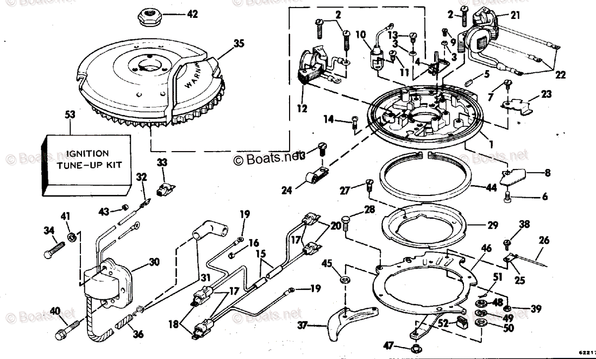 Johnson Outboard 1976 OEM Parts Diagram for MAGNETO | Boats.net