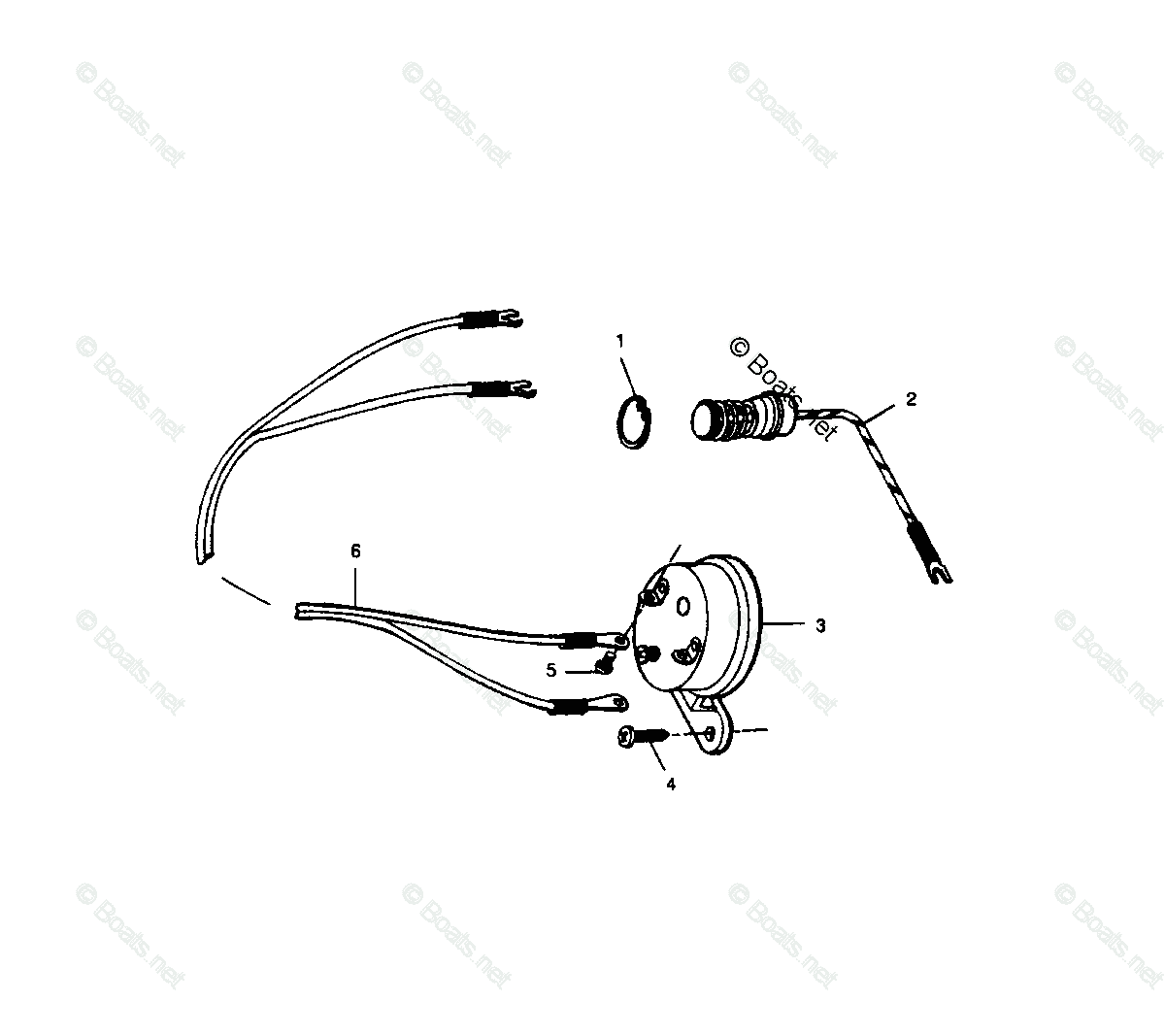 Force Outboard 1990 OEM Parts Diagram for OVERHEAT BUZZER | Boats.net