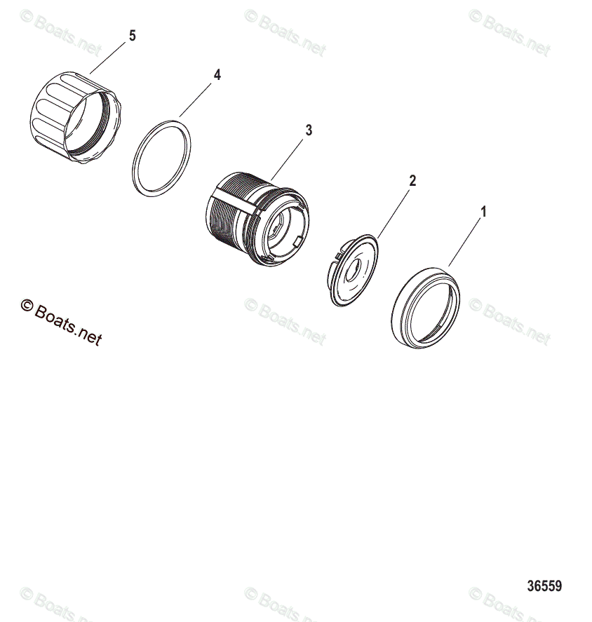 Mercury Rigging Parts & Accessories Electrical OEM Parts Diagram for ...