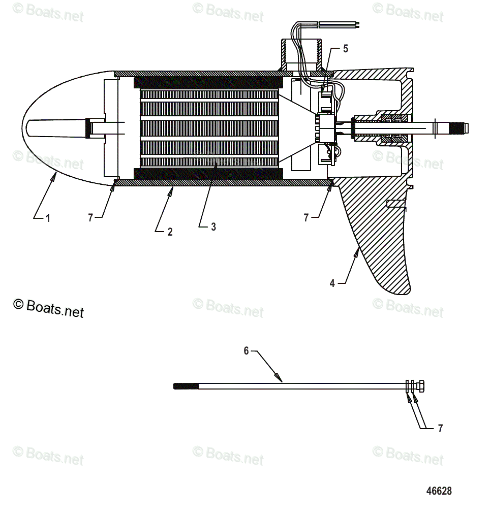 Motorguide Trolling Motor MotorGuide Tour Series OEM Parts Diagram for ...