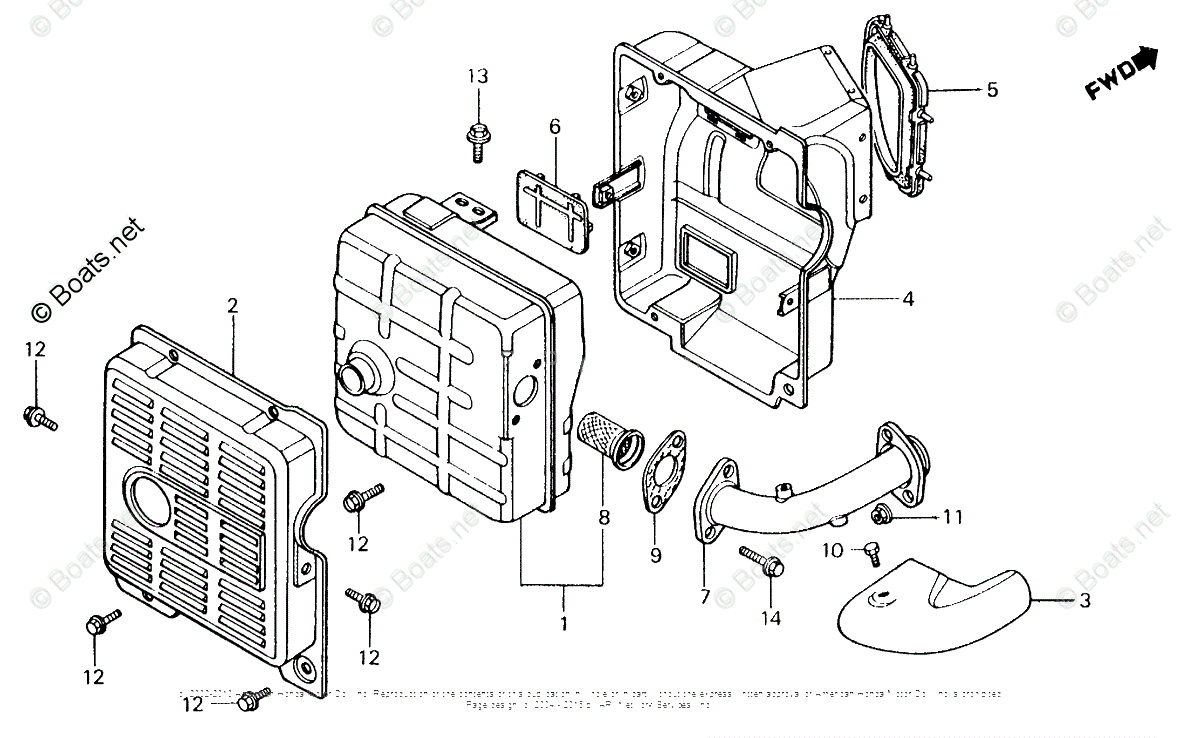 Honda Generators EM3000 A VIN# GE300-1000001 OEM Parts Diagram for ...