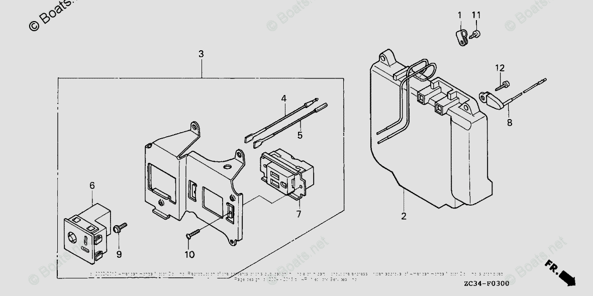 Honda Generators EX350 A VIN# ECC-1000001 TO ECC-1178332 OEM Parts ...