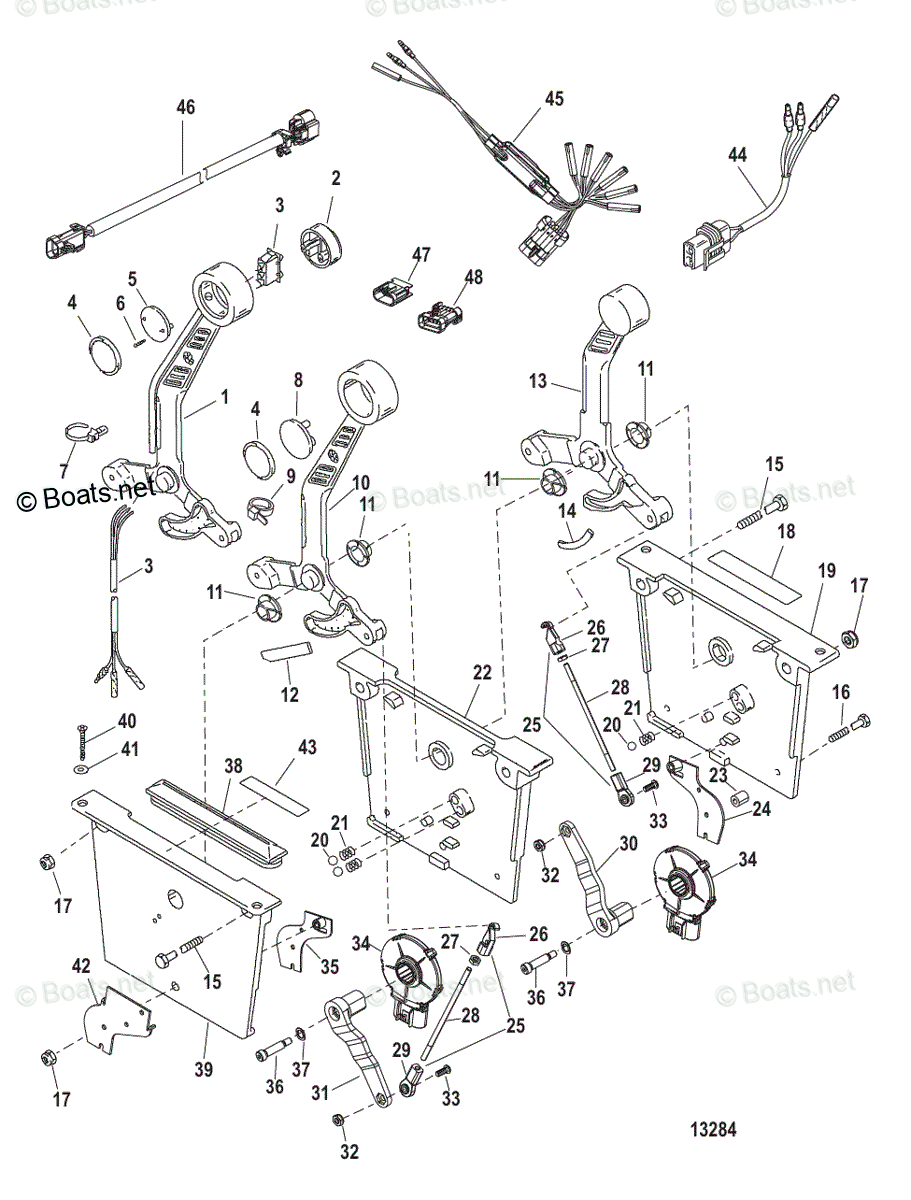 Mercury Rigging Parts & Accessories Remote Controls and Components OEM ...