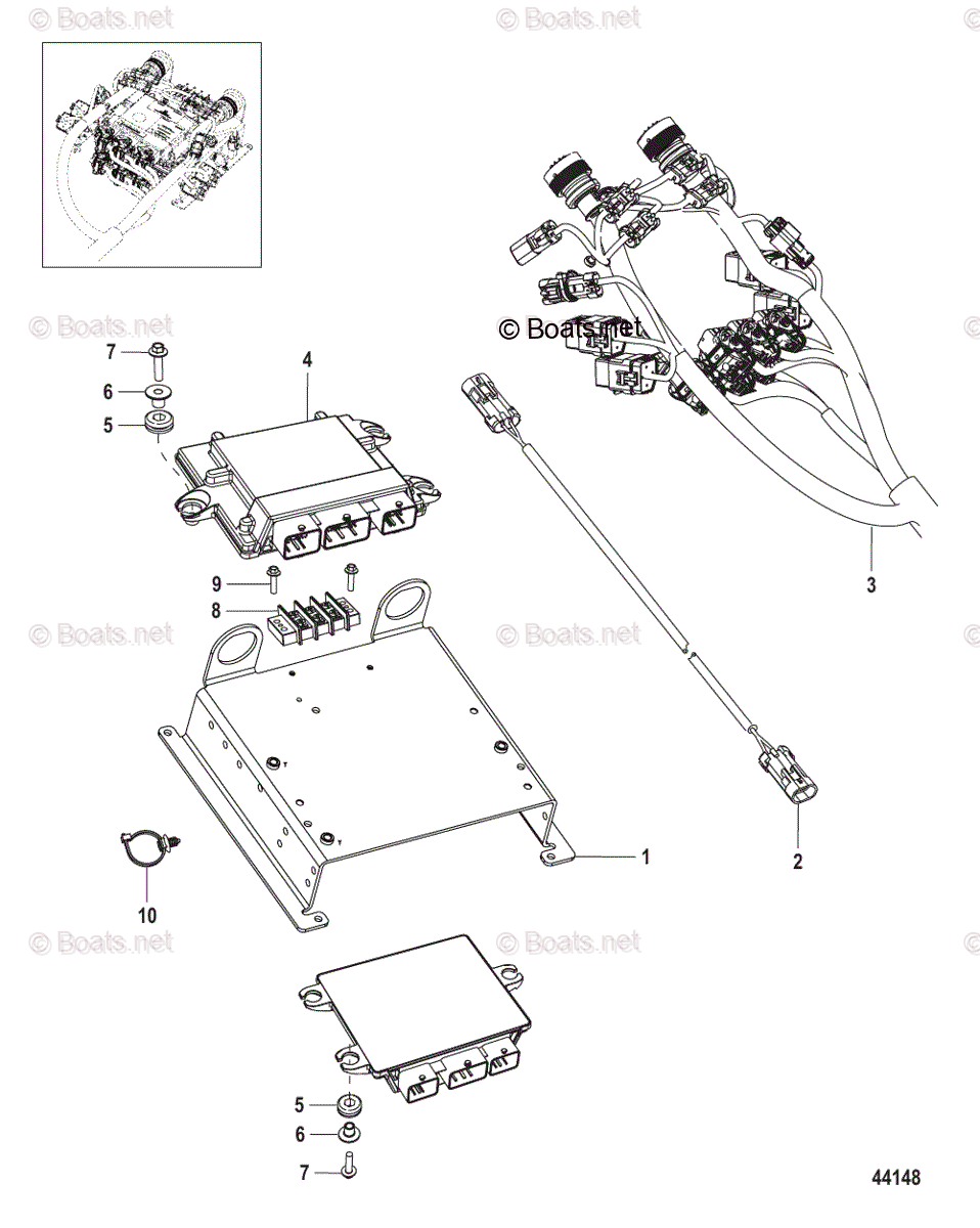 Mercury Rigging Parts & Accessories Joystick Piloting Systems OEM Parts ...