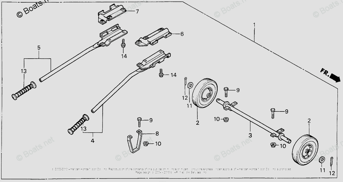 Honda Generators EW171 A VIN# EB1-1000001 TO EB1-1099999 OEM Parts ...