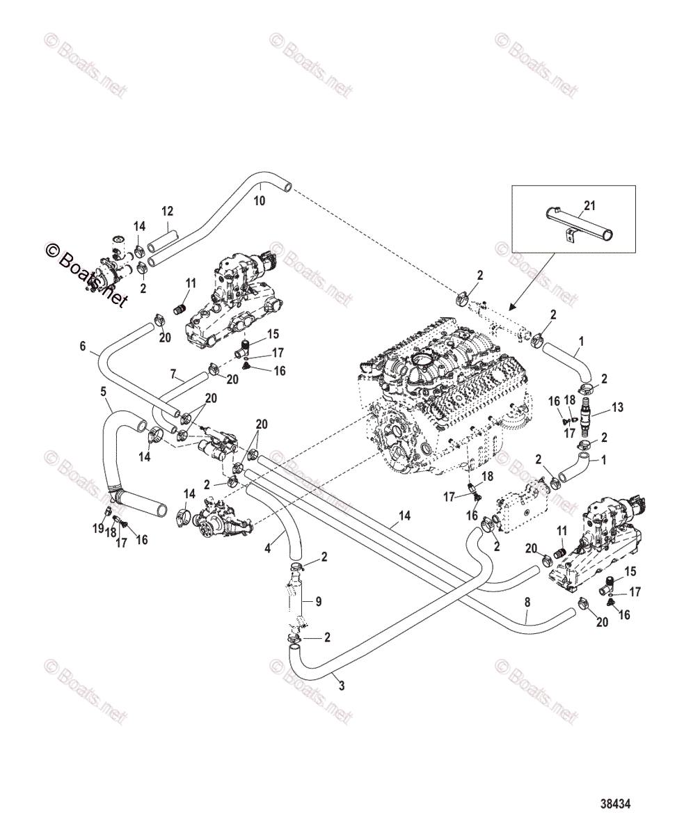 Mercruiser Re-manufactured Engines 6.3L 383 CID Stroker Scorpion Bravo ...