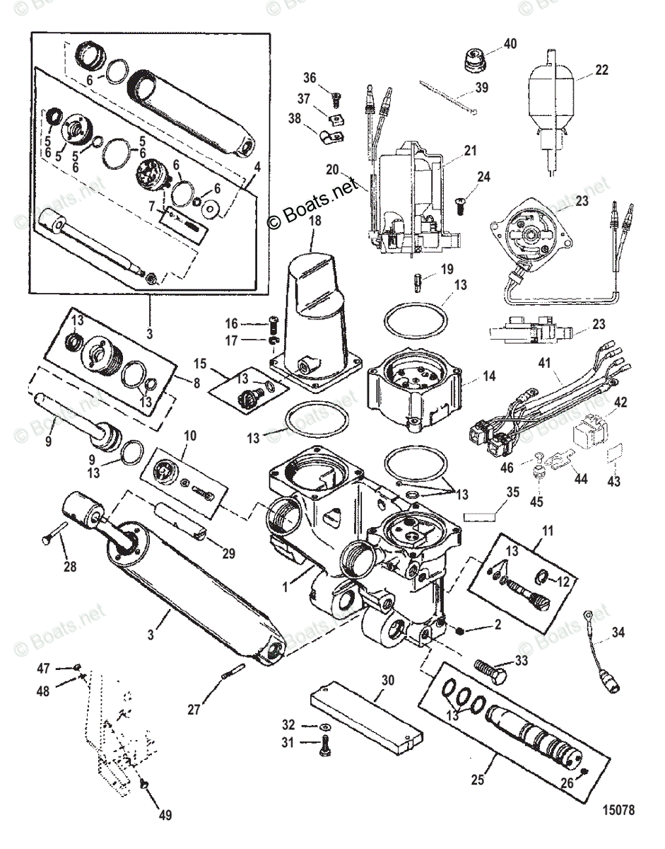 Force Rigging Parts & Accessories Trim - Tilt - Lift Systems and ...