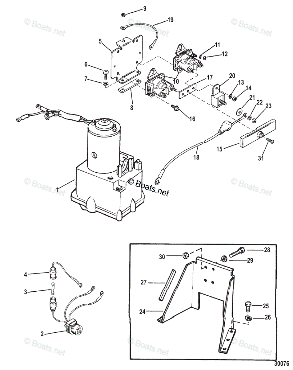 Mercruiser Sterndrive Outdrives OEM Parts Diagram for HYDRAULIC PUMP ...