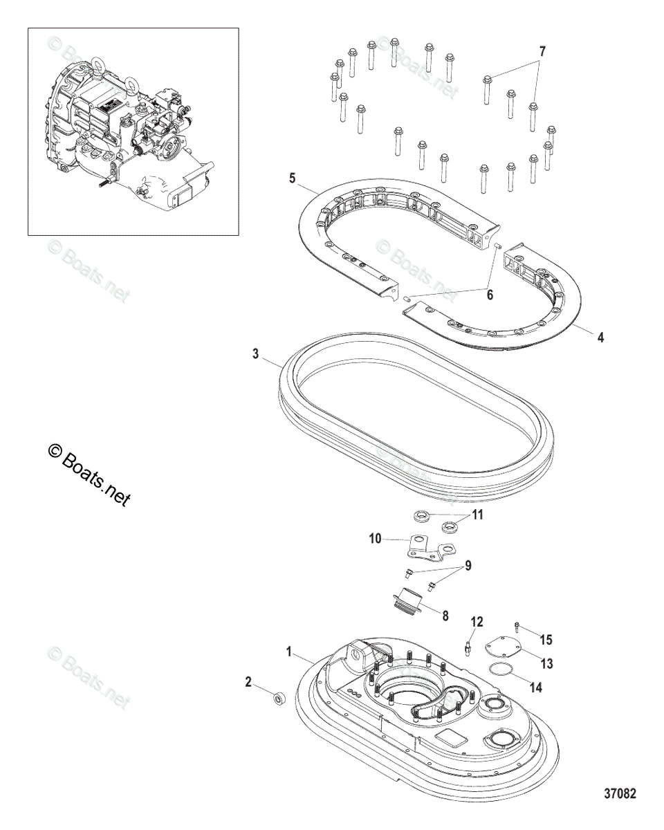 Mercruiser Zues Pod Drive Zeus 3000 0M962233 THRU 0M963370 OEM Parts ...
