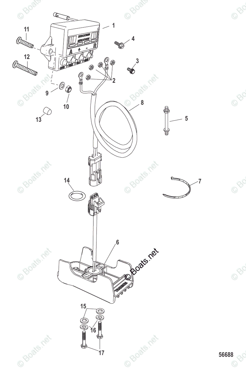 Mercury Sportjet Rigging Parts & Accessories Electrical OEM Parts ...