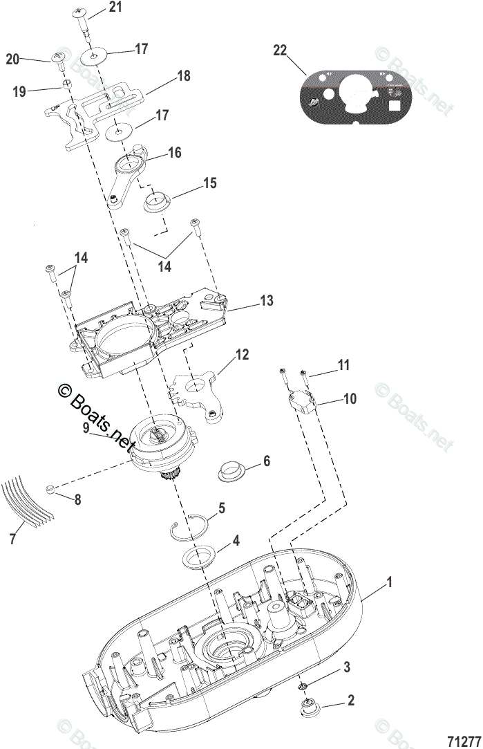 Mercury Rigging Parts & Accessories Remote Controls and Components OEM ...