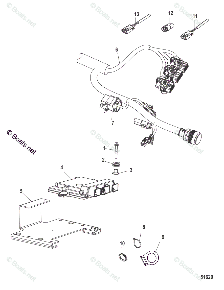 Mercury Rigging Parts & Accessories Joystick Piloting Systems OEM Parts ...