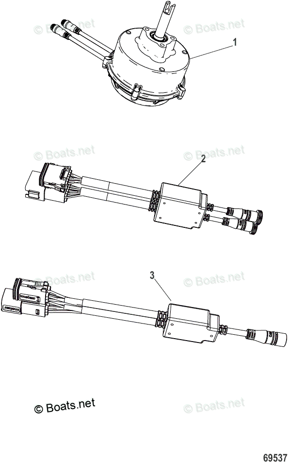 Mercury Rigging Parts & Accessories Joystick Piloting Systems OEM Parts ...