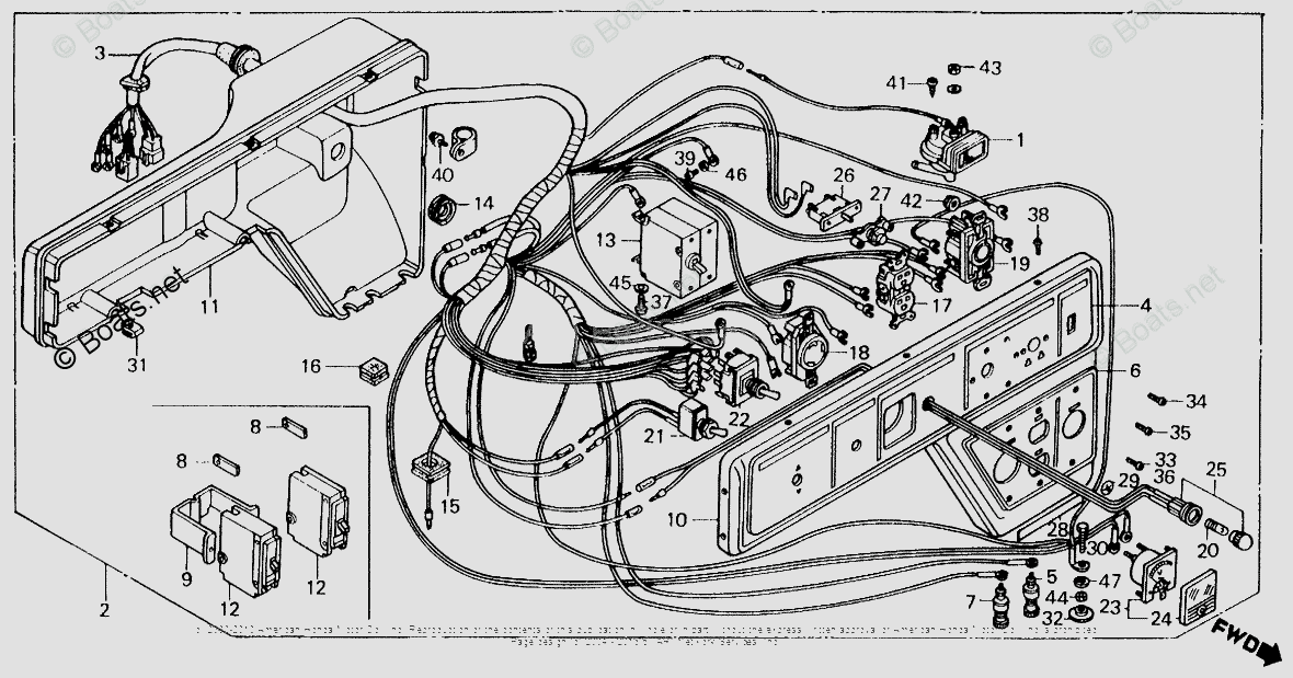 Honda Generators EM3000 A VIN# GE300-1000001 OEM Parts Diagram for ...