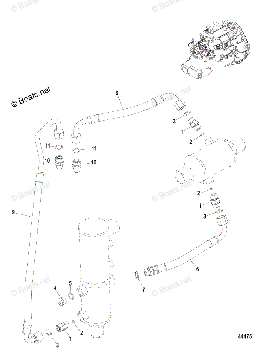 Mercruiser Zues Pod Drive Zeus 3000 0M968893 THRU 0M968955 OEM Parts ...