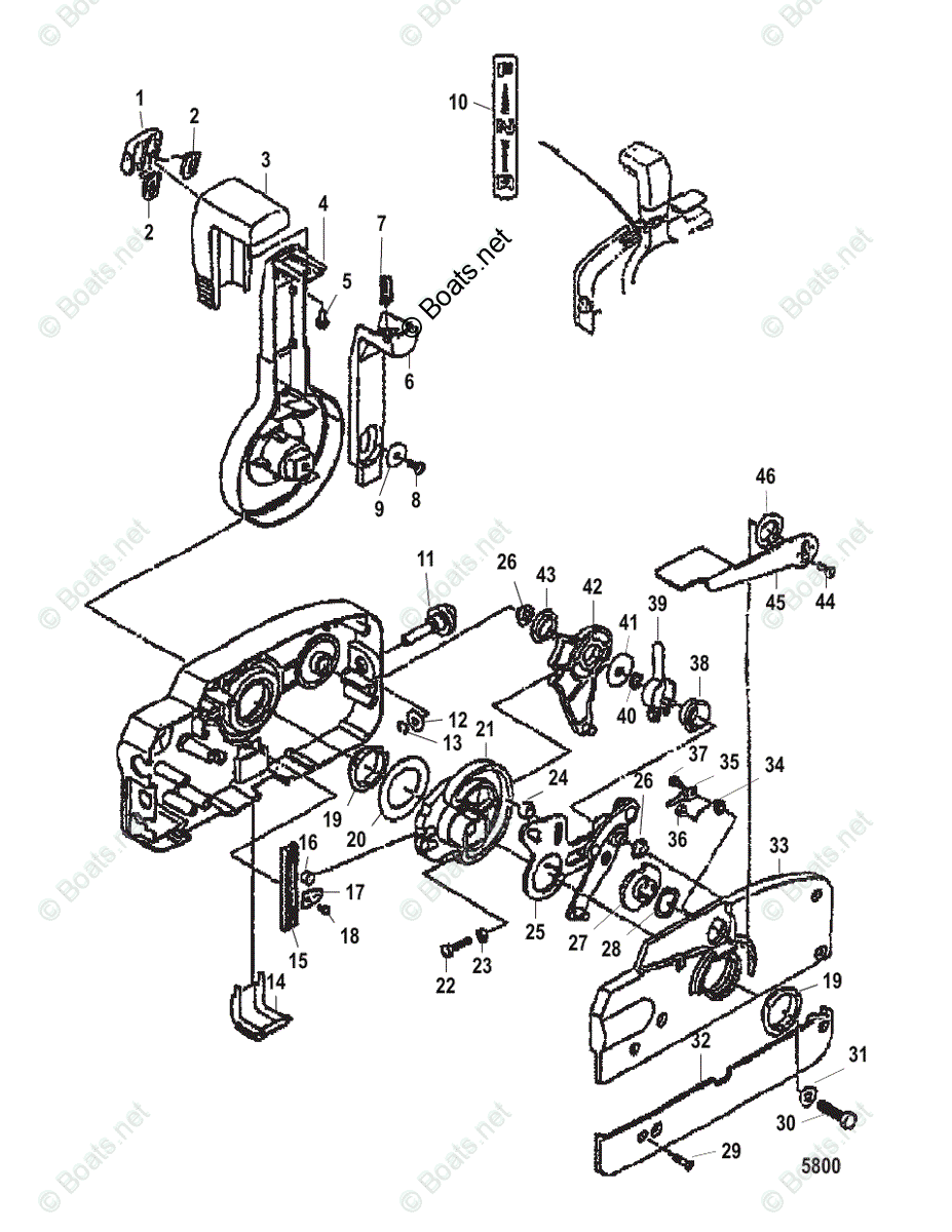 Mercury Rigging Parts & Accessories Remote Controls and Components OEM ...