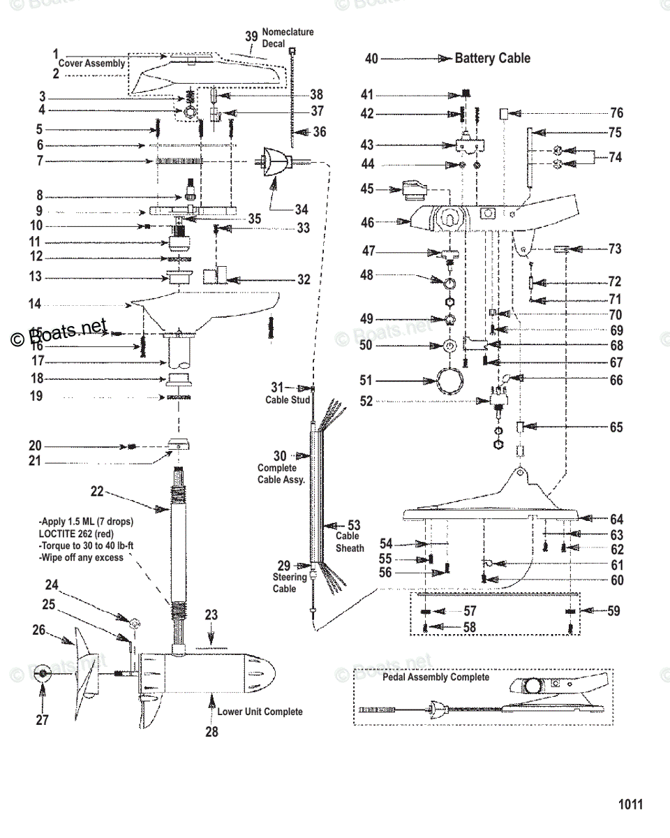 Motorguide Trolling Motor MotorGuide Energy Series OEM Parts Diagram ...