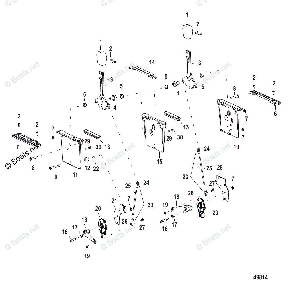 Mercury Rigging Parts & Accessories Remote Controls and Components OEM ...