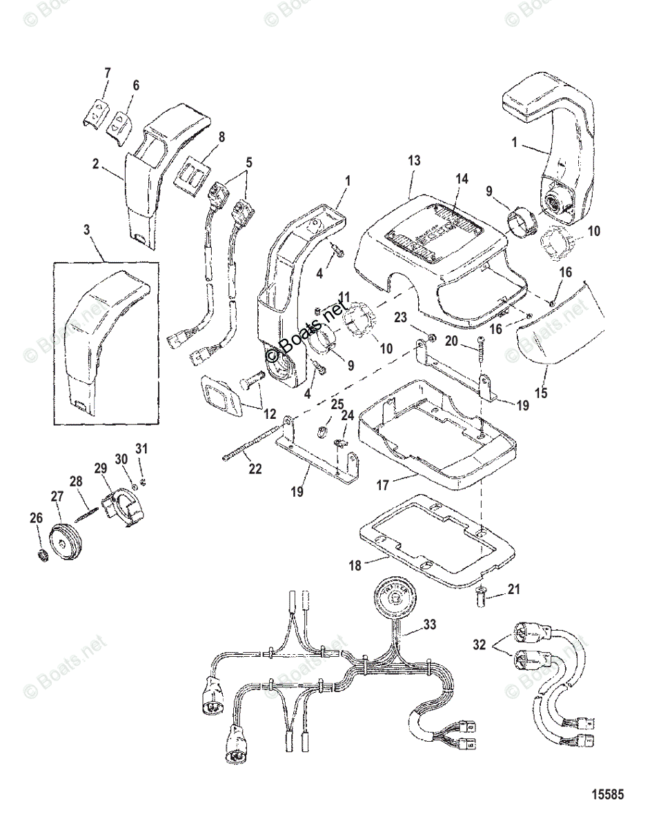 Mercury Rigging Parts & Accessories Remote Controls and Components OEM ...