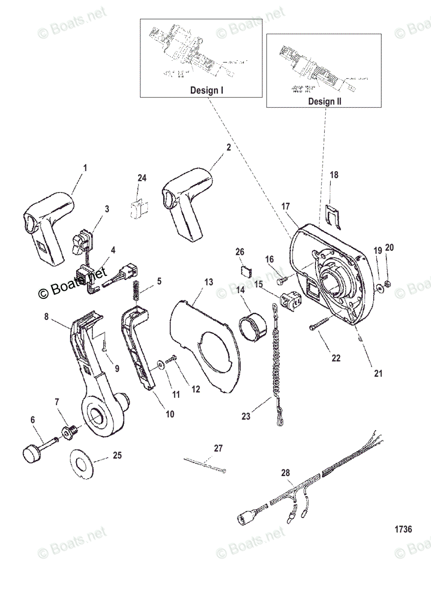 Mercury Rigging Parts & Accessories Remote Controls and Components OEM ...