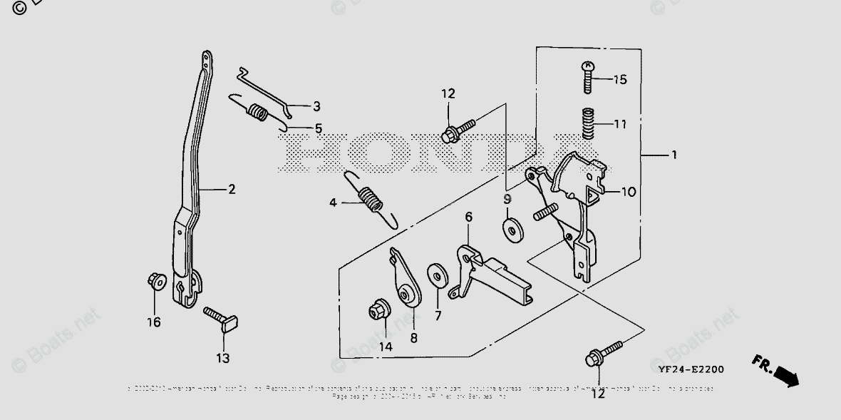 Honda Water Pumps WX15 AX2T VIN# WZBY-1200001 OEM Parts Diagram for ...