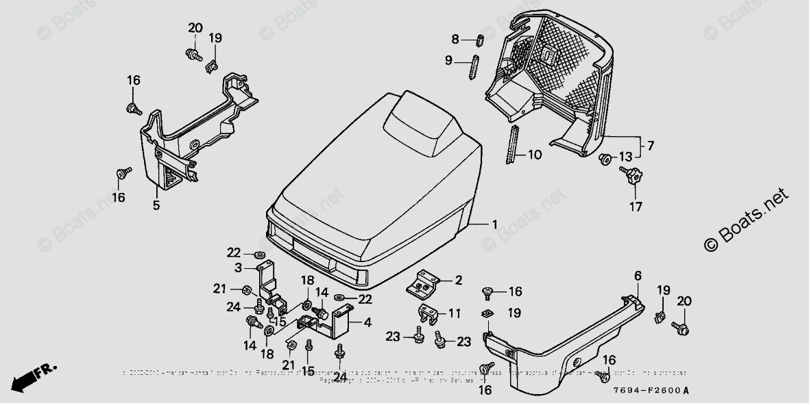 Honda Multi-Purpose Tractors H5518 NAC2-B VIN# TZAC-3600001 OEM Parts ...
