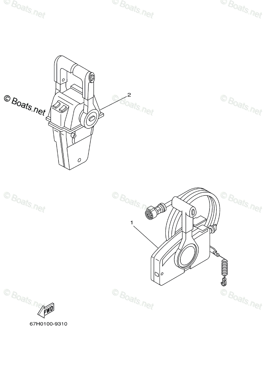 Yamaha Control Box Diagram Yamaha Outboard Controls Diagram Marine