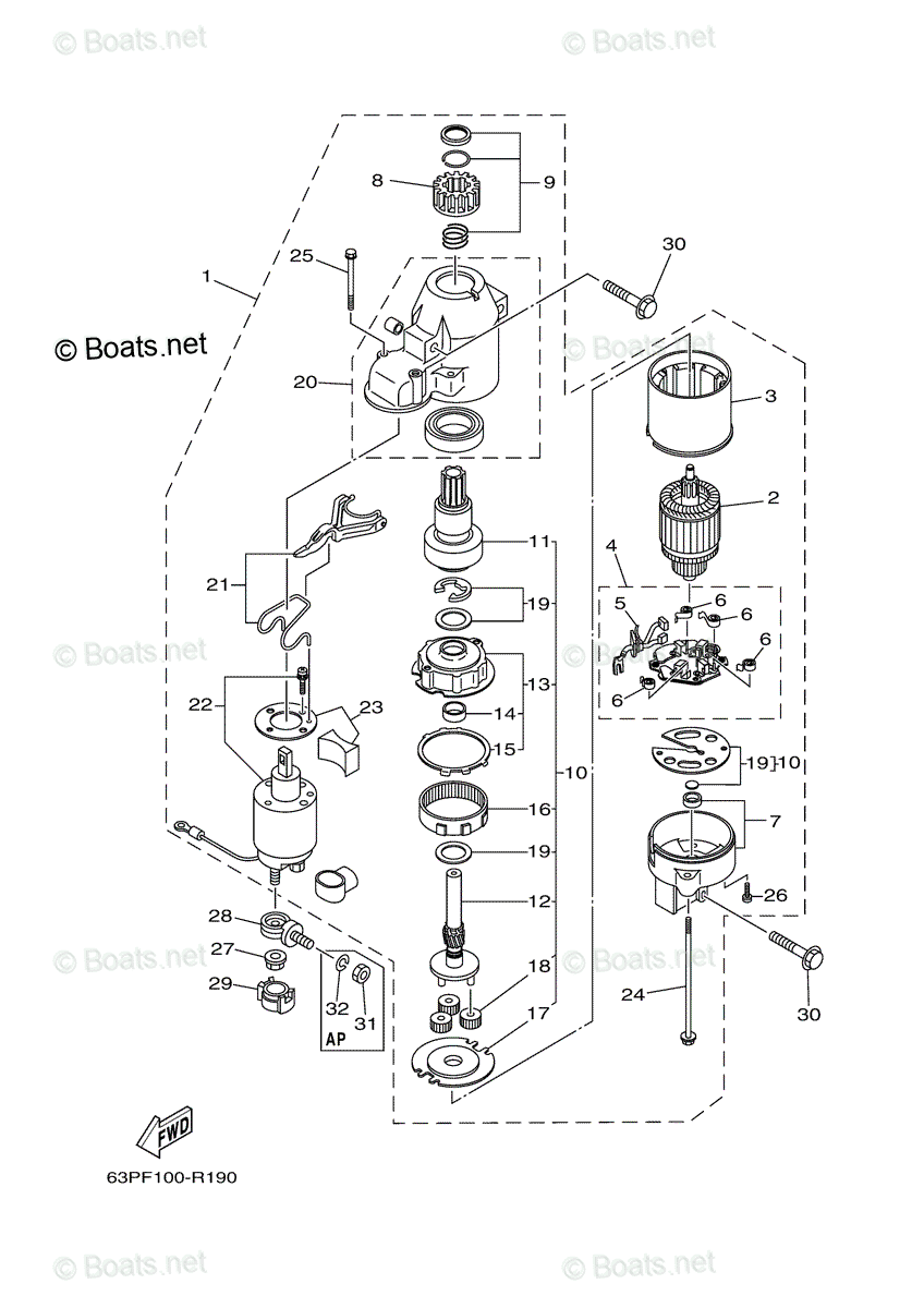 Used Yamaha Outboard Parts