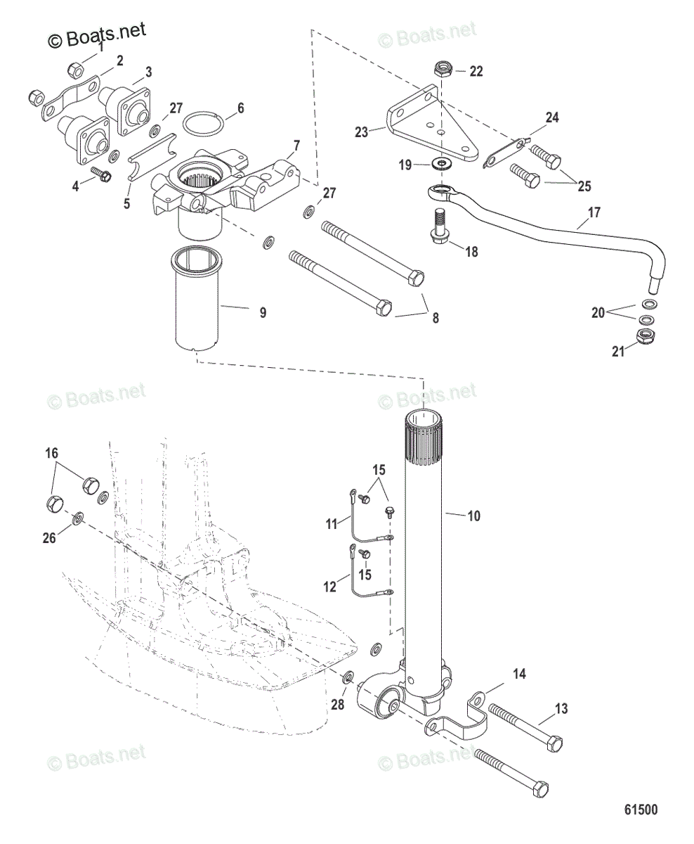 Mercury Steering Cable Diagram SHIFT / THROTTLE / STEERING CABLE